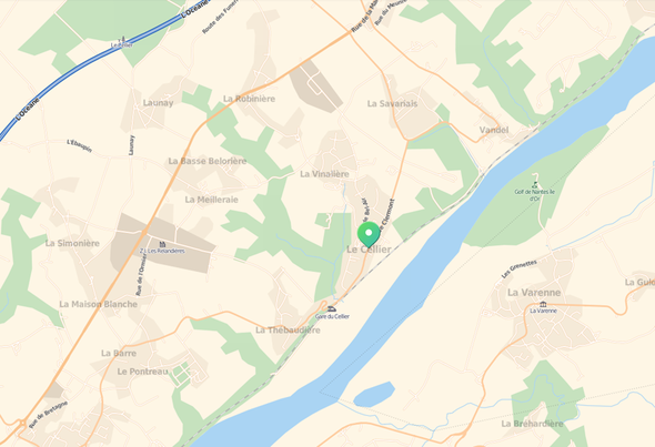 Plan interactif - Le Cellier